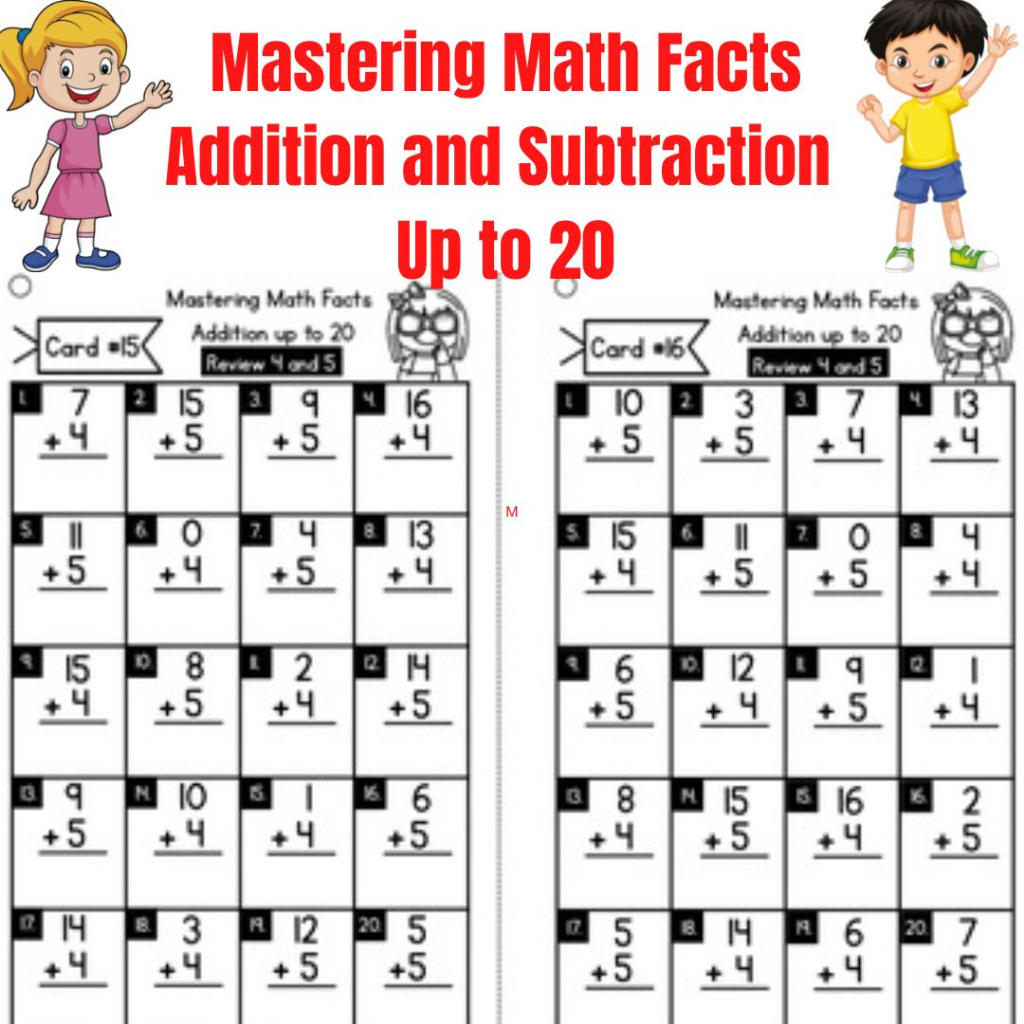283- Addition and Subtraction Math Facts l Tambah tolak Matematik ...