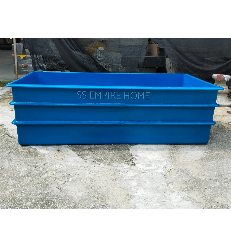 NEX 8 x4x2.5 Large Fiberglass Fish Tank Water Pond Aquarium Heavy Duty ...