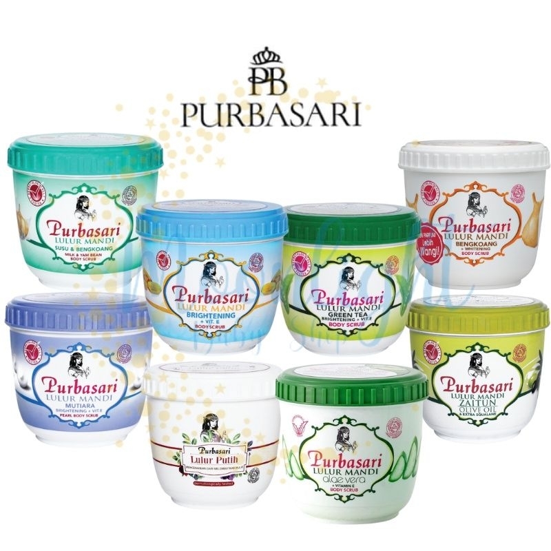 Purbasari Lulur Mandi Body Scrub 235g/200g/125g. | Shopee Malaysia