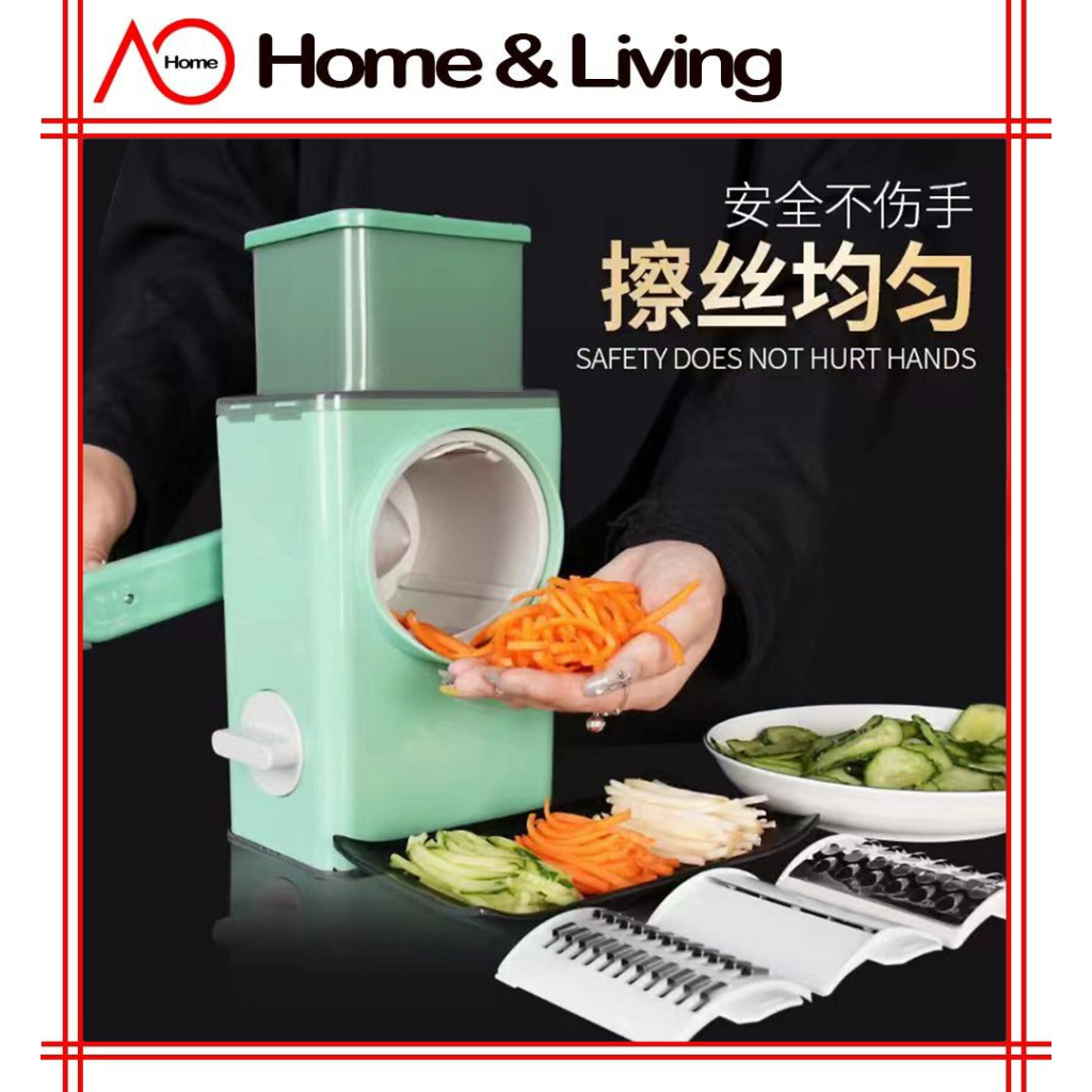 AO Home Veggie Cut Machine Potato Slicers Sharpener Vegetable Cutter ...