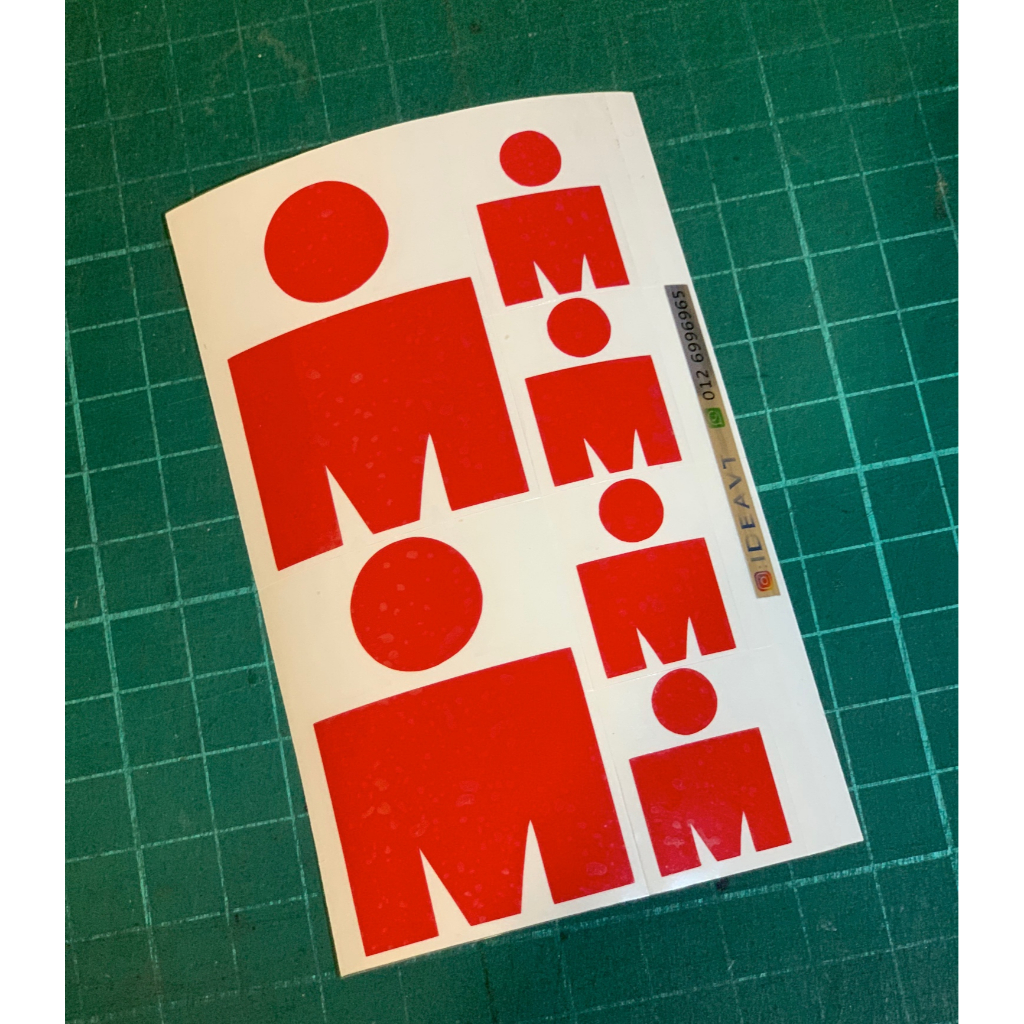 IRONMAN M.DOT decal/sticker for Toptube/Wheelset by IDEAVT | Shopee ...