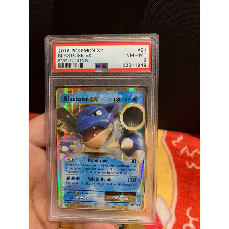 Pokemon Tcg - Blastoise EX PSA 8 Graded card | Shopee Malaysia