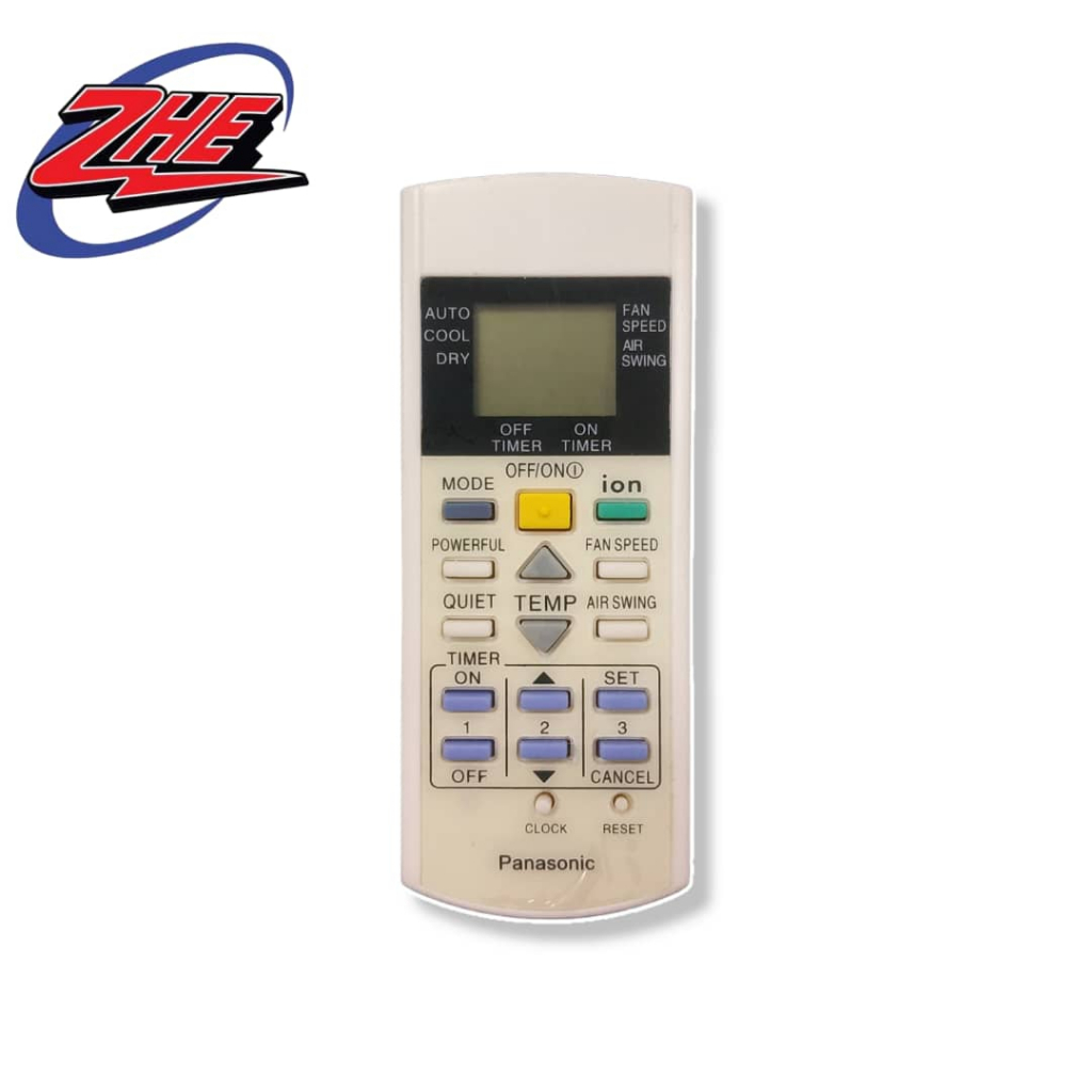 PANASONIC AIRCOND AIR CONDITIONER REMOTE CONTROL KT-HR09 / KAWALAN JAUH ...