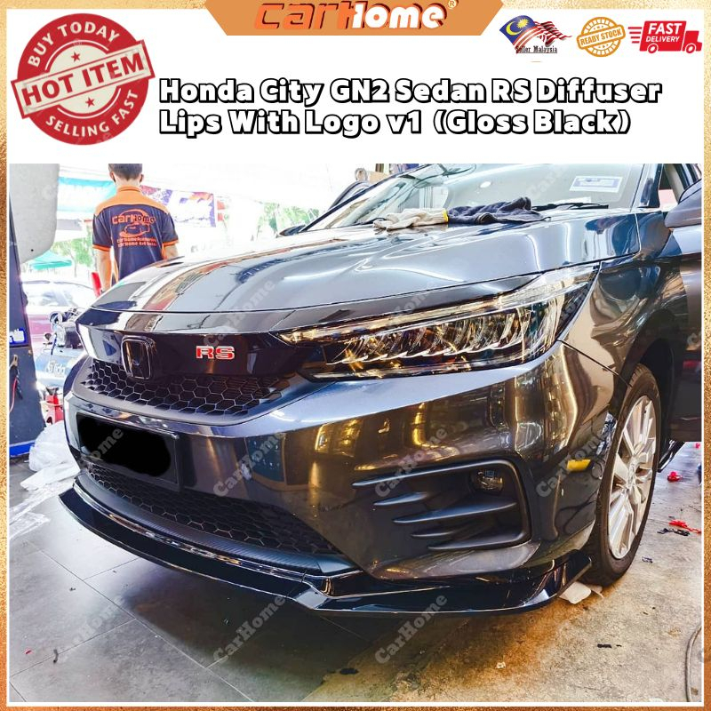 Honda City GN2 Sedan RS Diffuser Lips V1 (Gloss Black) | Shopee Malaysia