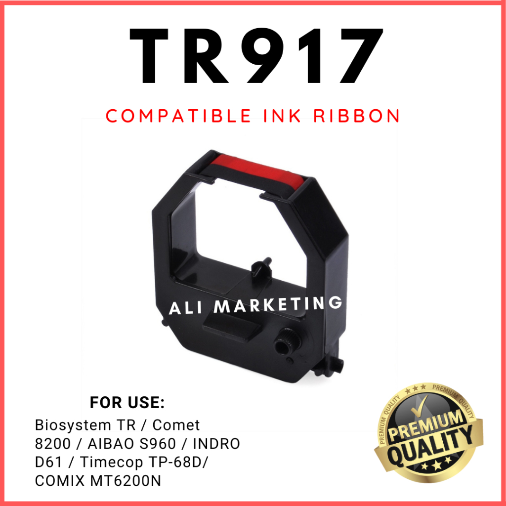 Biosystem TR917 Time Recorder Ribbon Punch Card Machine Time Clock ...