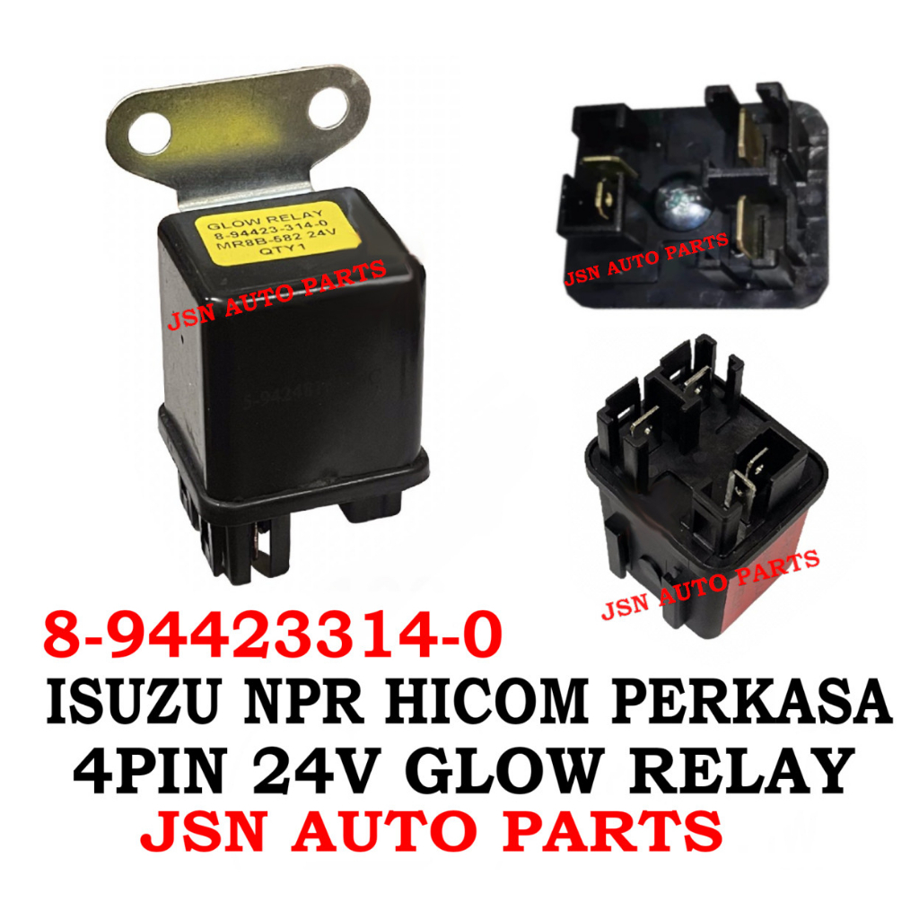 4PIN 12V/24V RELAY ISUZU NPR NHR NKR HICOM RELAY HEATER GLOW PLUG LORRY ...