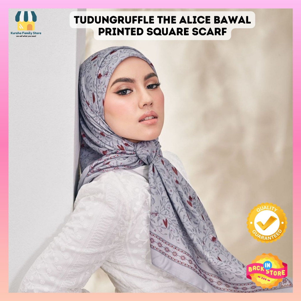 TUDUNGRUFFLE : The Alice Collection Tudung Bawal Senang Bentuk Cotton ...