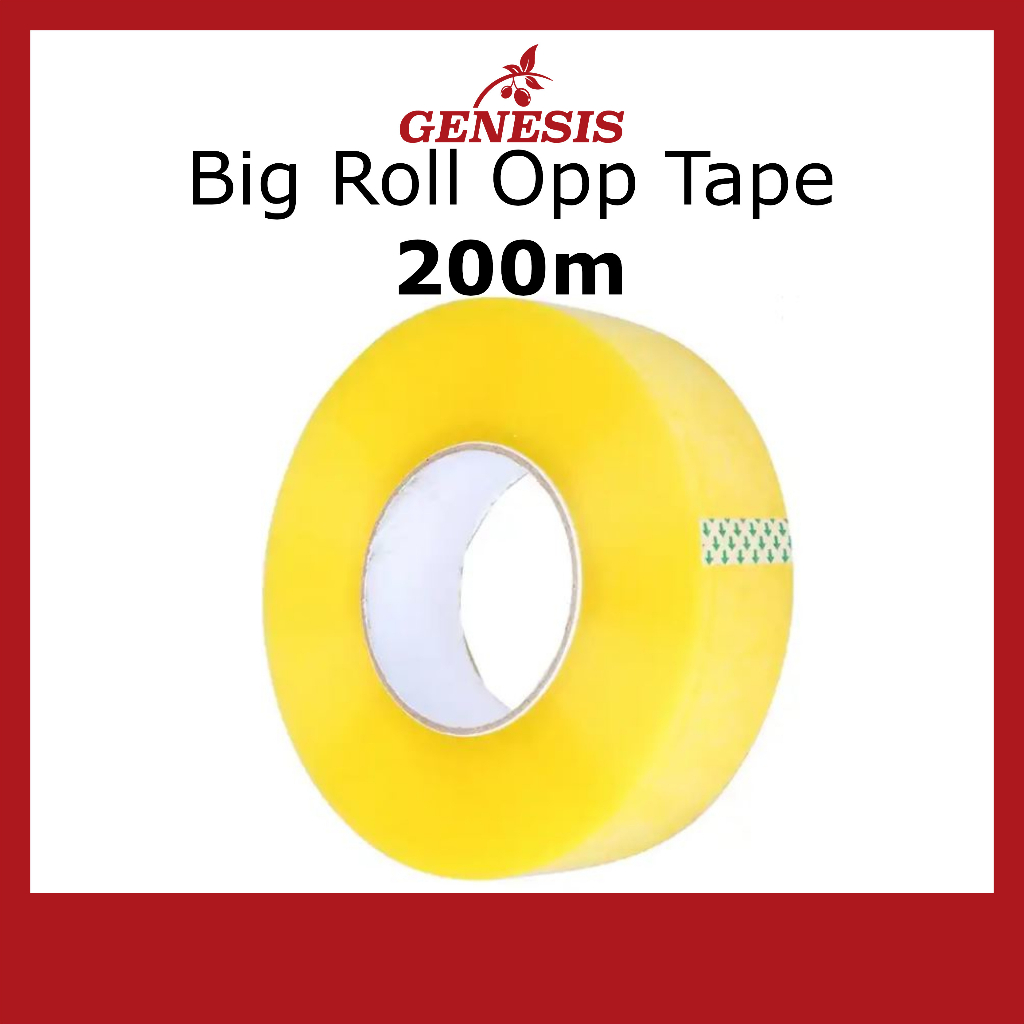BIG ROLL 48mm*200m OPP Tape for packing multi purposes | Shopee Malaysia