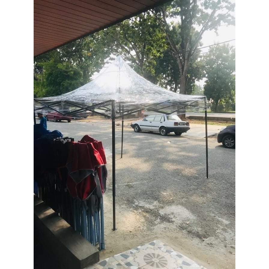 KHEMAH TRANSPARENT/JERNIH 10ftX10ft/3MX3M PRE ORDER | Shopee Malaysia