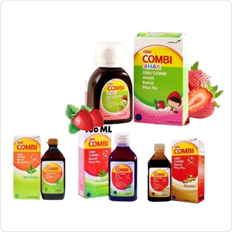 Obh Combi Obat Batuk Plus Flu Menthol 100Ml | Shopee Malaysia