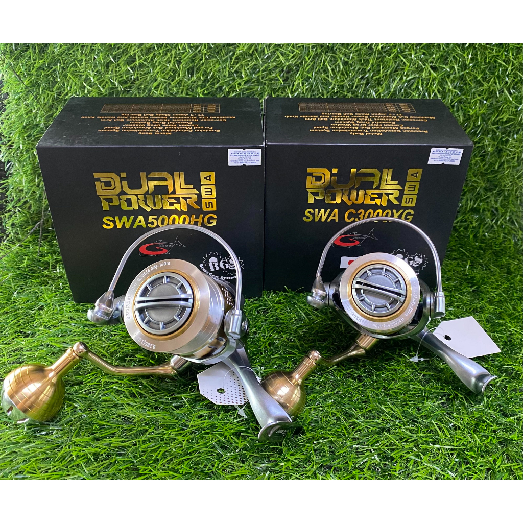 GTECH DUAL POWER SWA C3000XG / 5000HG FISHING REEL | Shopee Malaysia