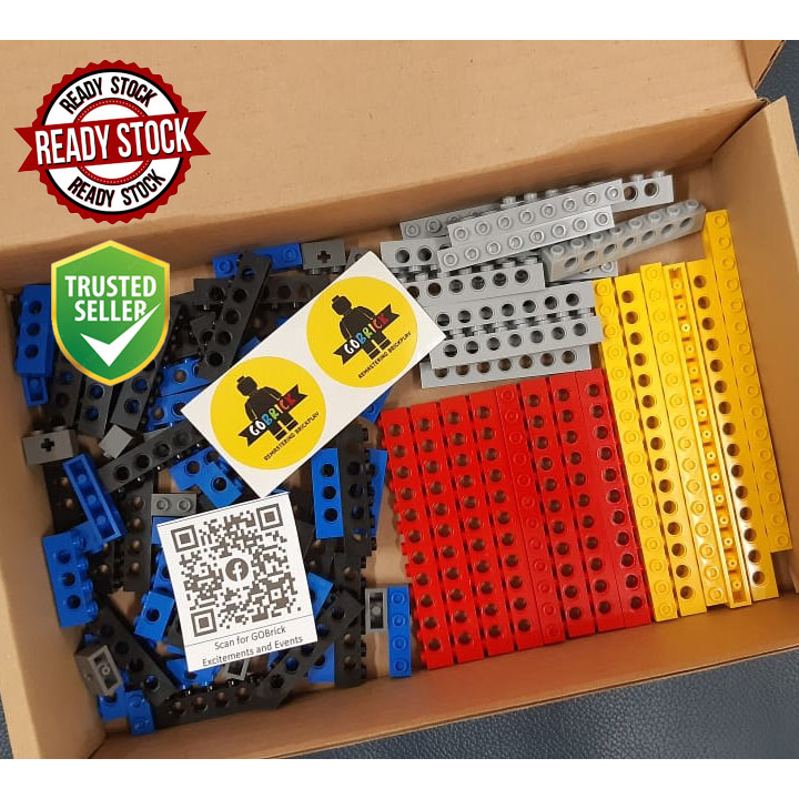[GOBrick] Technic Building Blocks Parts Bulk Thick Bricks 6Color ...