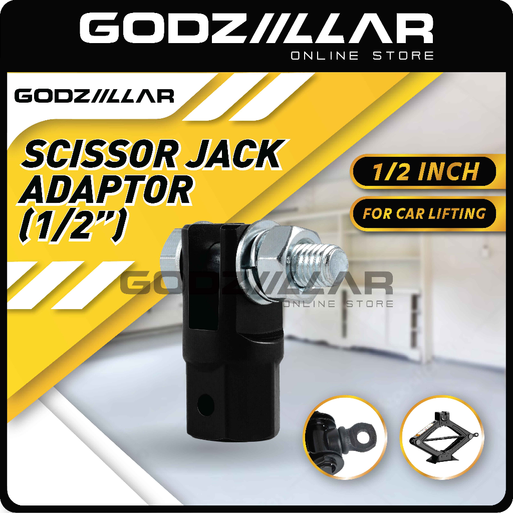 (Godziillar) Scissor Jack Car Repairing Tool 1.0 / 1.5 / 2.0 Ton Car ...