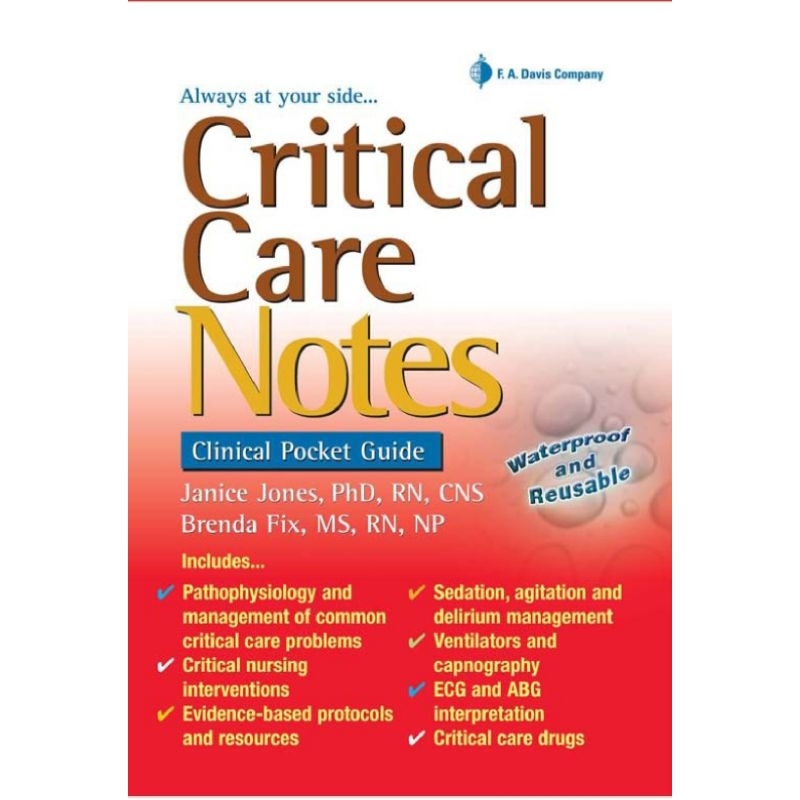 Critical Care Notes Clinical Pocket Guide | Shopee Malaysia