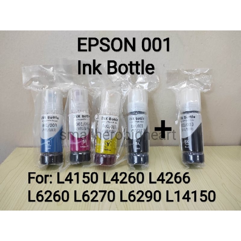 EPSON 001 Compatible Ink Bottle for Epson EcoTank L4150 L4260 L4266 L6260 L6270 L6290 L14150 ...