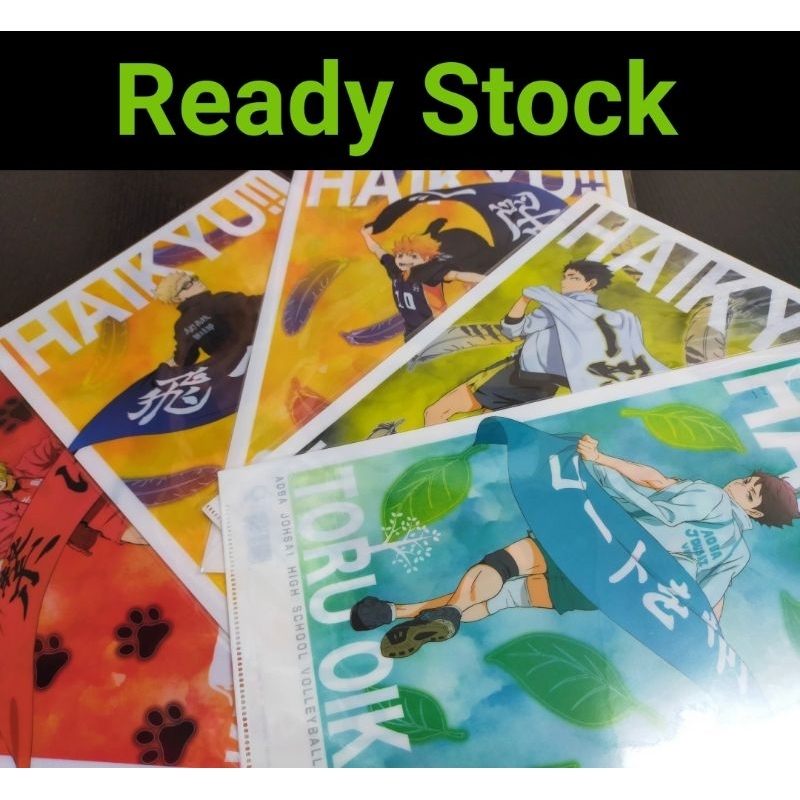 Original Haikyuu A4 File Kageyama Hinata Oikawa Akaashi Bokuto ...