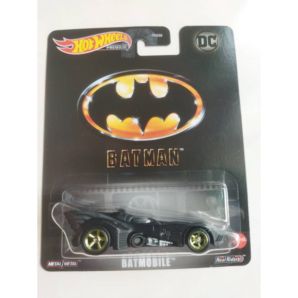 Hot Wheels Premium DC 1989 Batman Nicholson Keaton Batmobile Matte ...