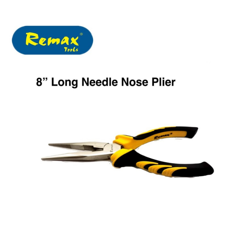 REMAX RX-RP214 8" LONG NEEDLE NOSE PLIER | Shopee Malaysia