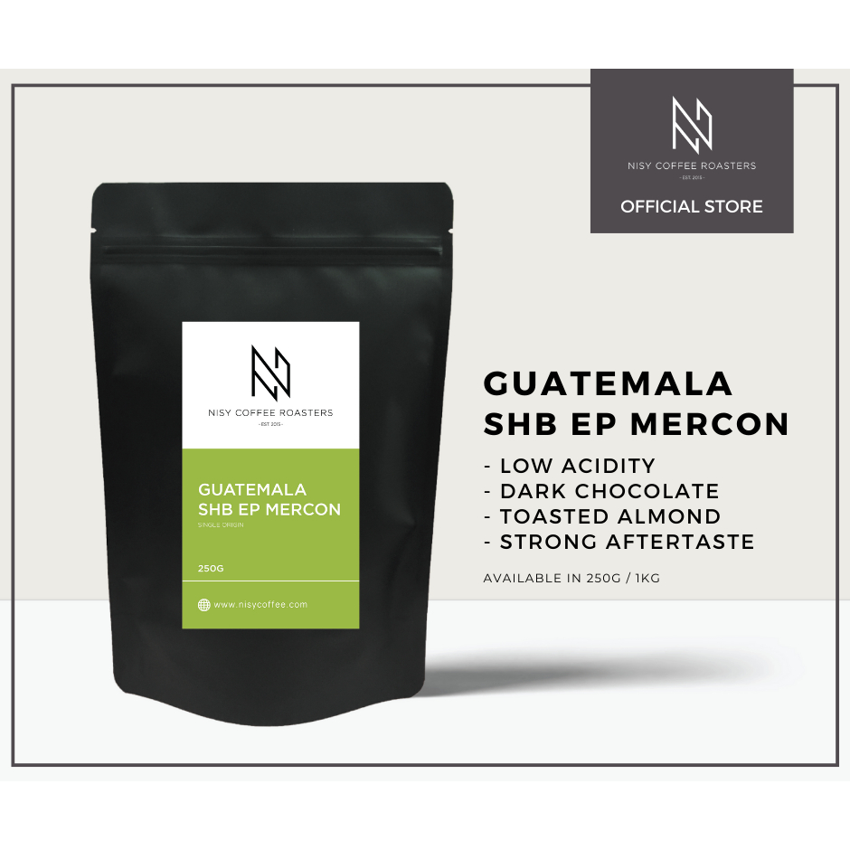 Guatemala SHB EP Mercon Roasted Coffee Bean Dark Roast 100% Arabica ...