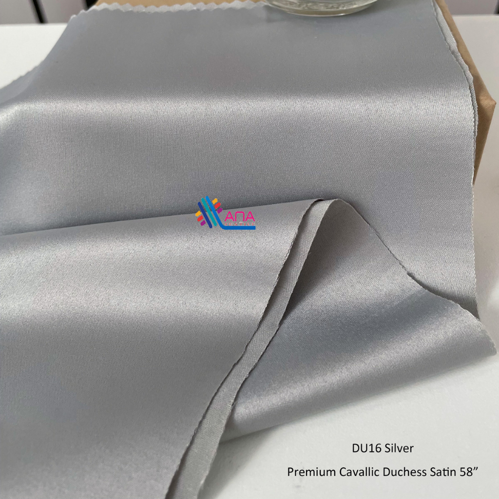 0.5m Premium Soft Cavallic Duchess Satin Luxurious Bridal Matte Satin ...