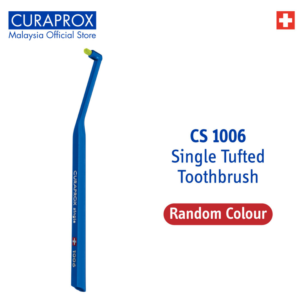 CURAPROX CS 1006 Single Tuft toothbrush - Random Colour - Made in ...
