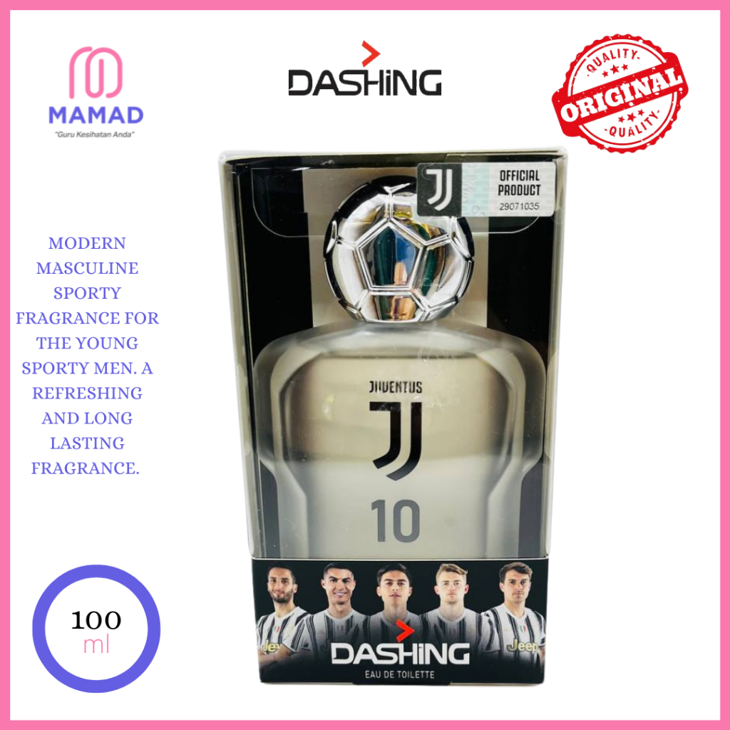 Dashing Juventus Eau De Toilette 10 (100ml) | Perfume (EXPIRED: 12/2024 ...