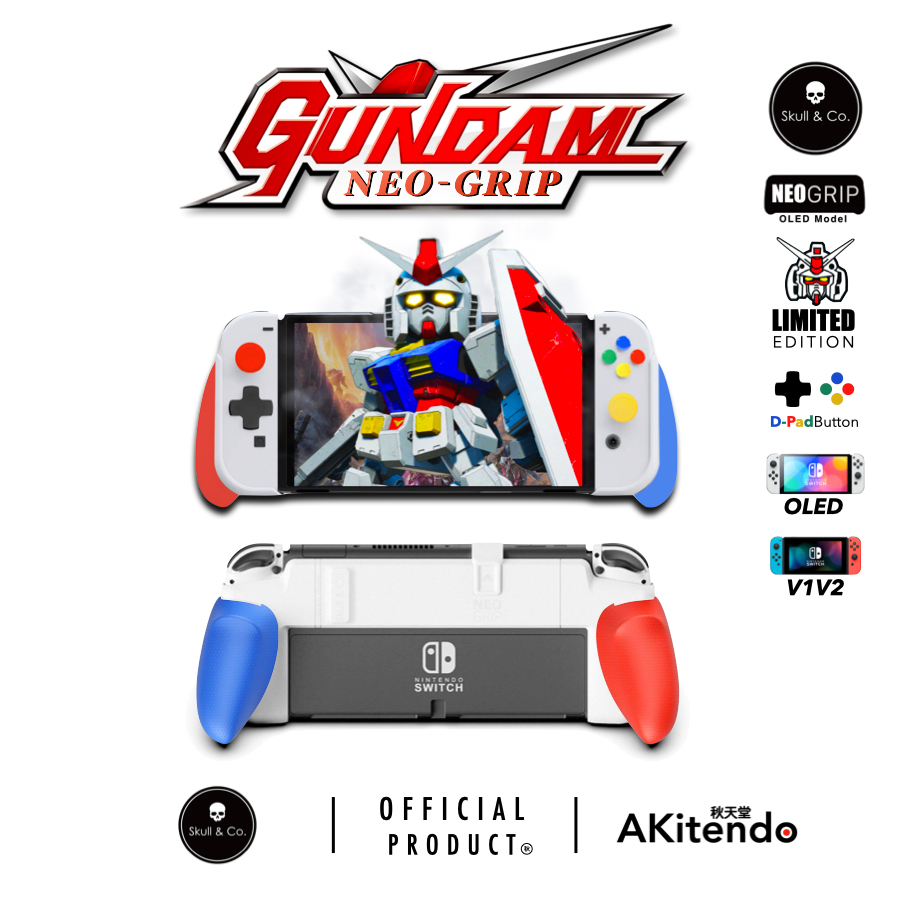 Skull & Co Neogrip Gundam Edition For Nintendo Switch OLED / V1 / V2 ...