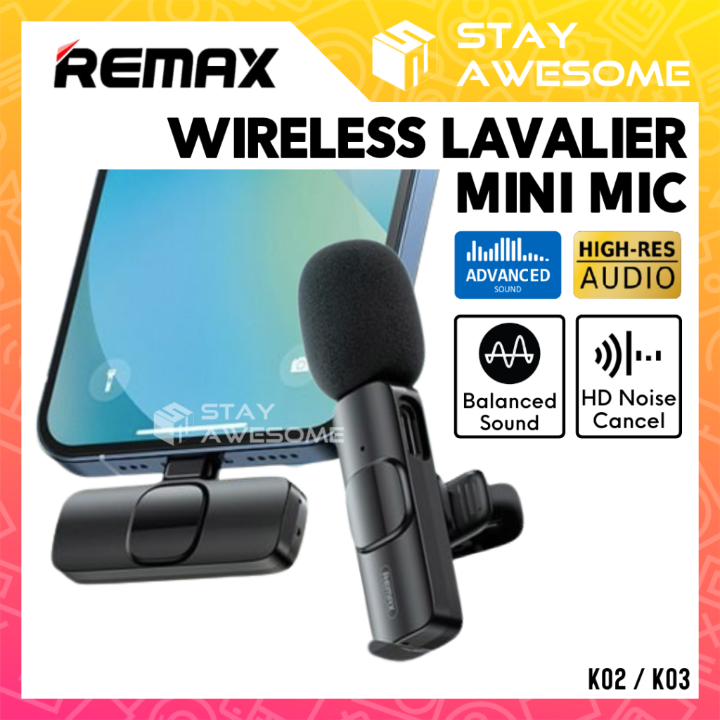 REMAX Wireless Microphone For Phone Compatible With Ip Bluetooth Mini ...