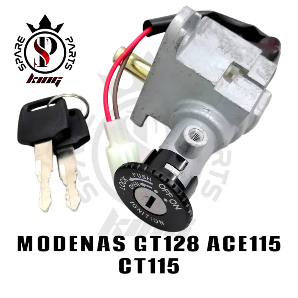MODENAS GT128 GT 128 ACE115 CT115 MAIN SWITCH SET MAIN SUIS KUNCI SET ...