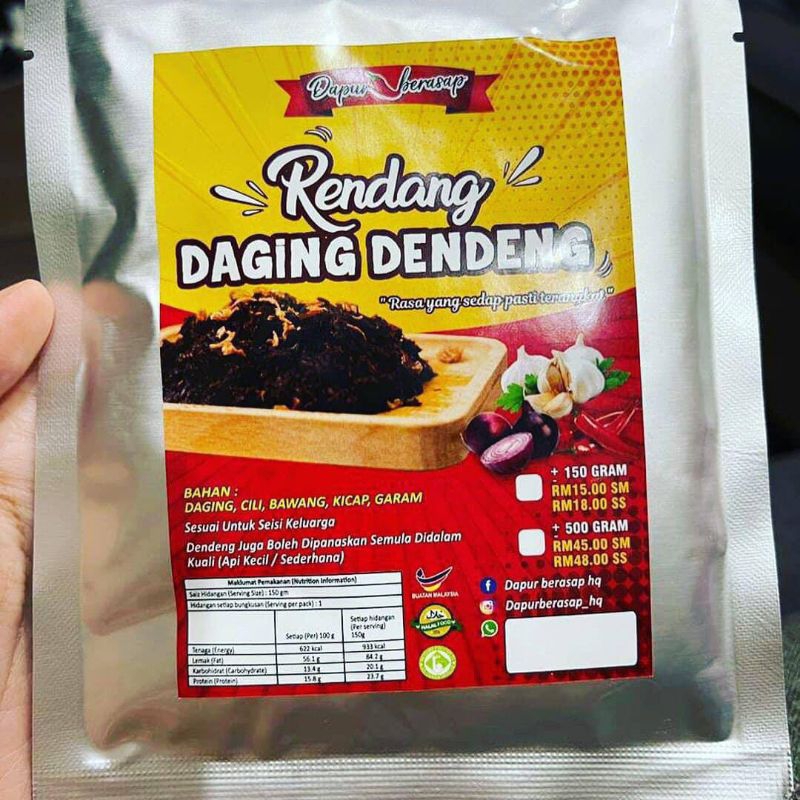 RENDANG DAGING DENDENG | Shopee Malaysia