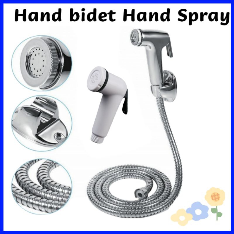 Pvc Chrome Hand Bidet Hand Spray Bathroom Faucet | Shopee Malaysia