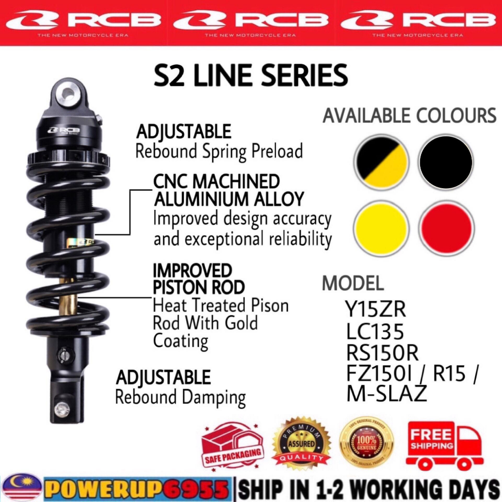 LC135 LC 135 Y15ZR Y15 RS150 RS 150 FZ150I FZ150 I R15 M SLAZ RCB S2 ...