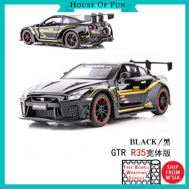 1:32 Merz Porsche Nissan GTR Honda Civic Type-R Alloy Diecast Model Car ...