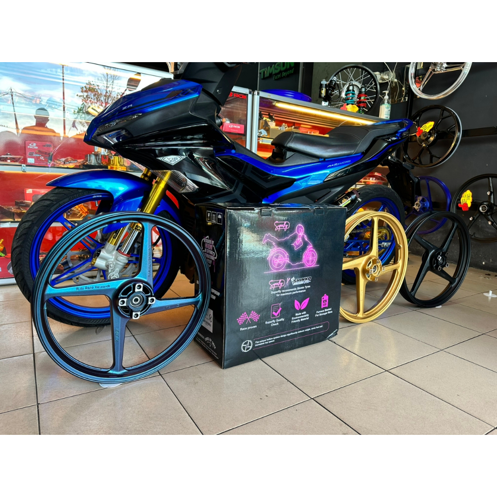 SUPERFLY PROJECT X SPORT RIM 4 LUBANG RS150 LC135/SRL115 Y15 / Y16 NVX ...