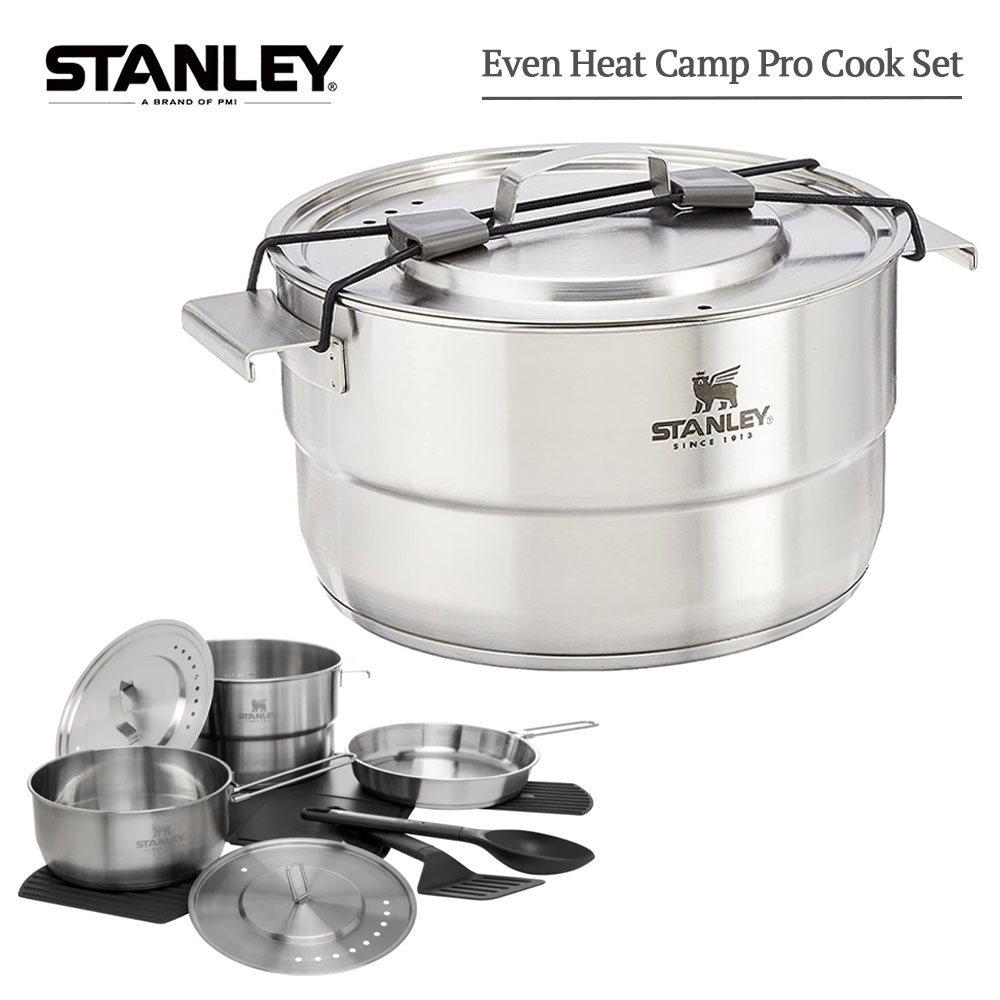 (READY STOCK) Stanley Adventure Even-Heat Camp Pro Cook Set. 11-piece ...