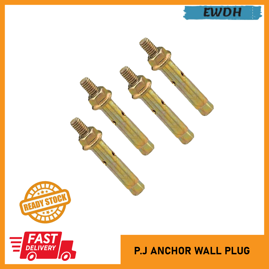 PJ Anchor / Sleeve Anchor Screw Wallplug /Wall Plug Besi 1/4" 5/8" 3/8 ...