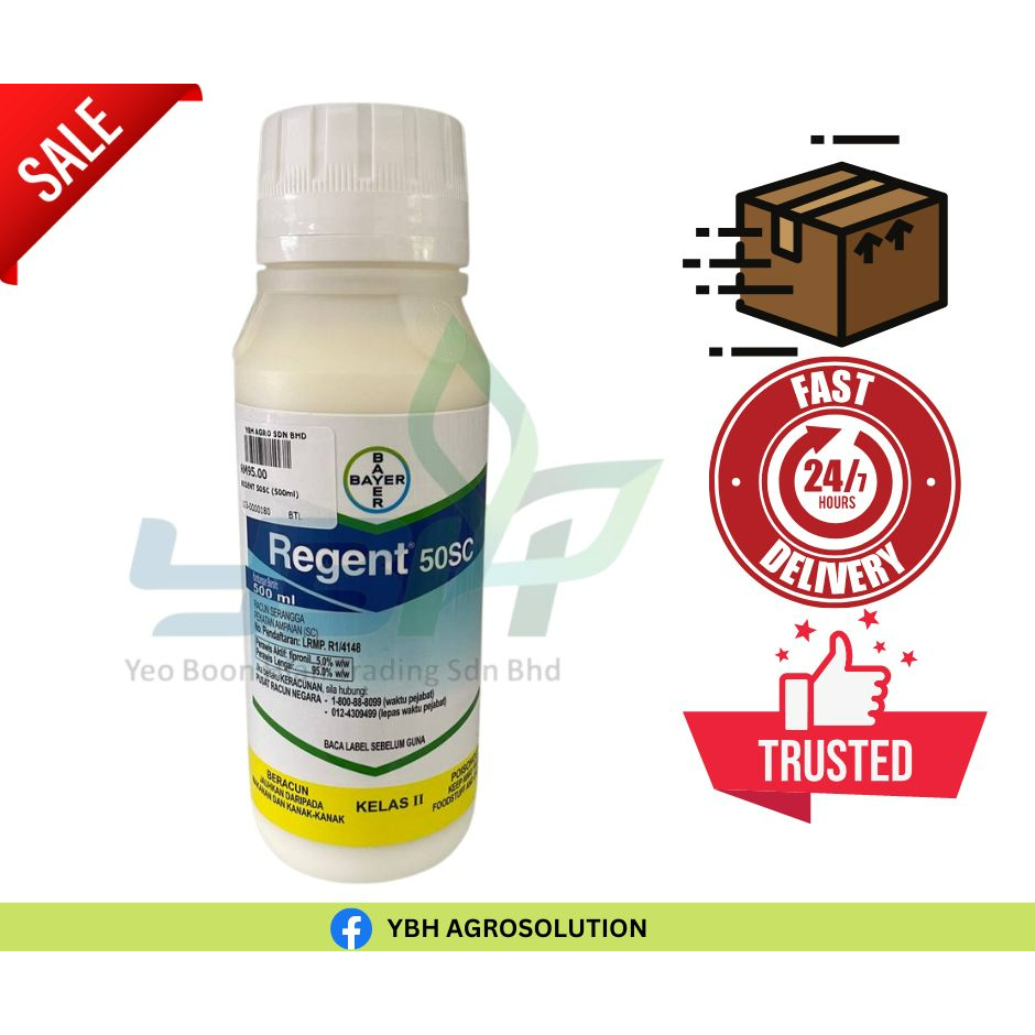 (SERANGGA) 500ML BAYER REGENT 50SC / FIPRONIL 5.0% / MENGAWAL ANAI-ANAI ...