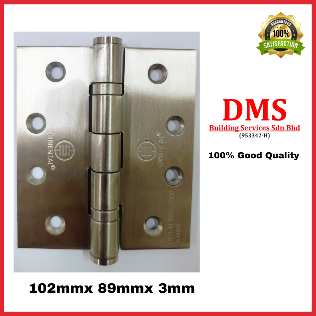 Oriental SGH2B SS304 Leaf and Pin 2-Ball Bearing Hinges Anti-Rust ...
