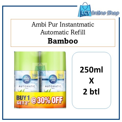 AmbiPur Ampi Pur Automatic Refill BAMBOO 250ml X 2 ( NO SHIP SABAH ...