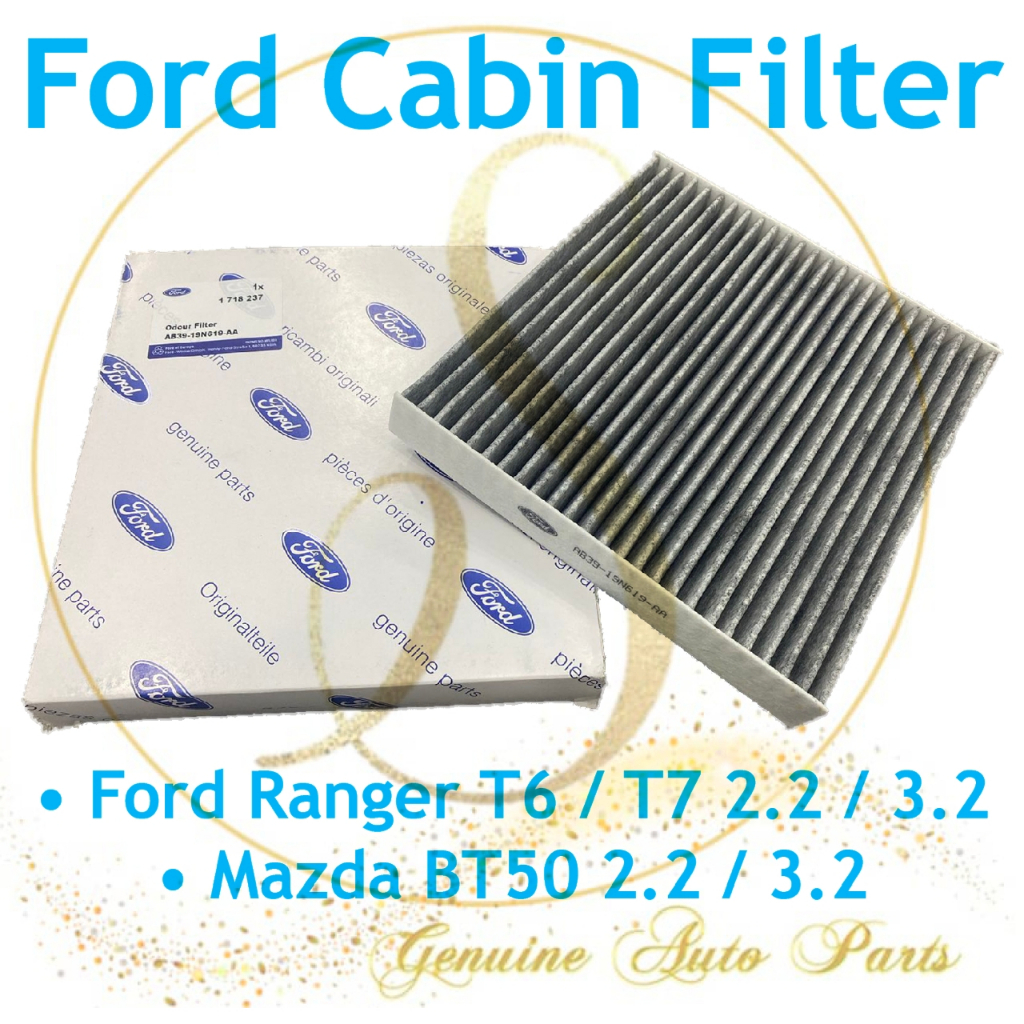 (100% ORIGINAL) FORD CARBON AIR COND CABIN FILTER FORD RANGER T6 T7 ...