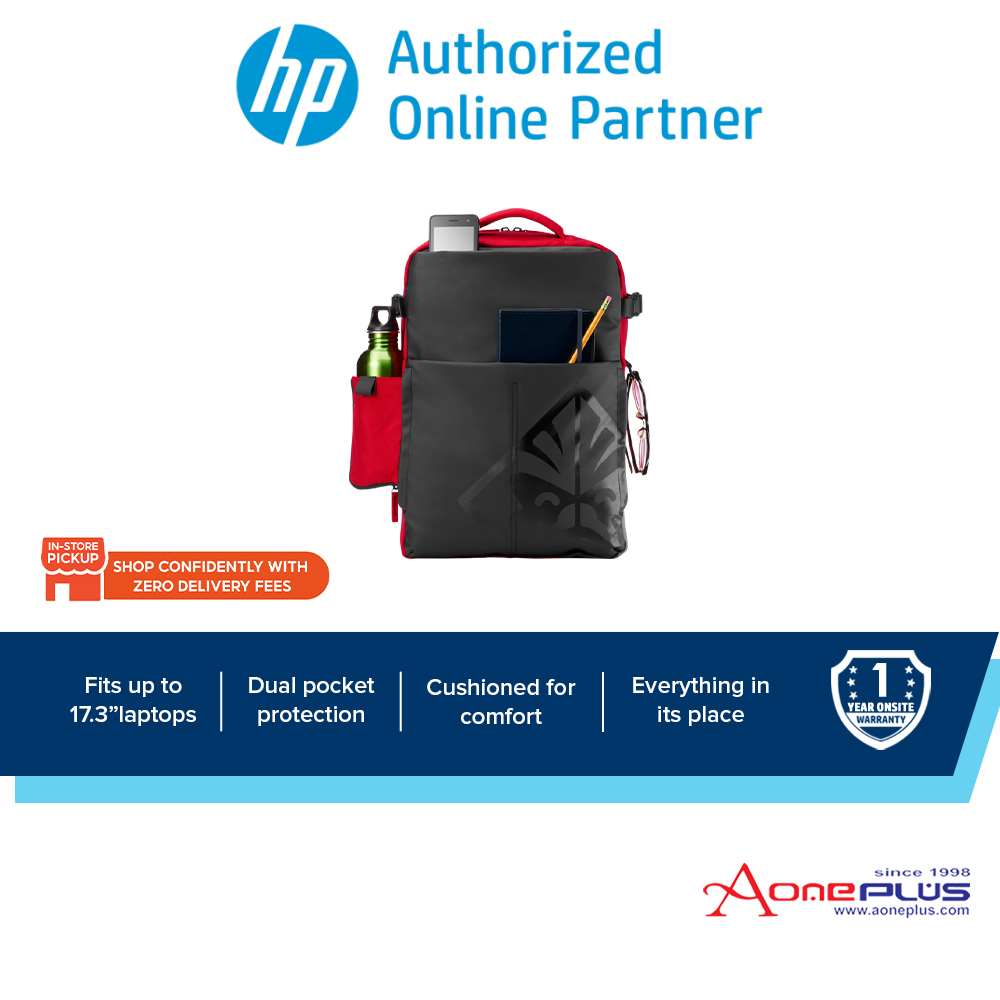 HP 700 17.3IN OMEN Backpack - Red - 4YJ80AA#UUF | Shopee Malaysia