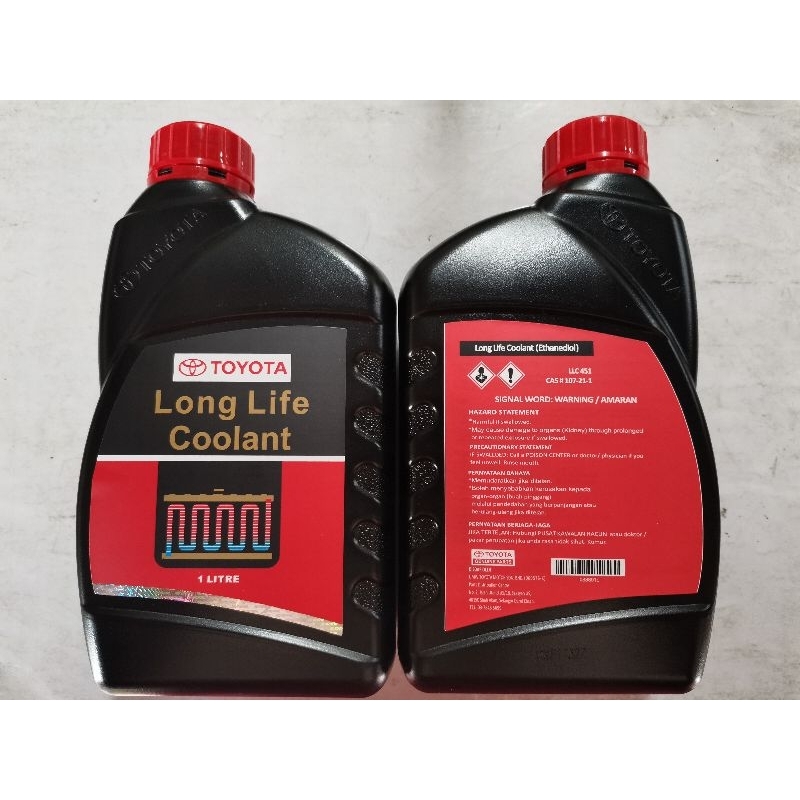 GENUINE TOYOTA LONG LIFE COOLANT 08889-1L (PURE, NOT PRE-MIX) 088891L ...