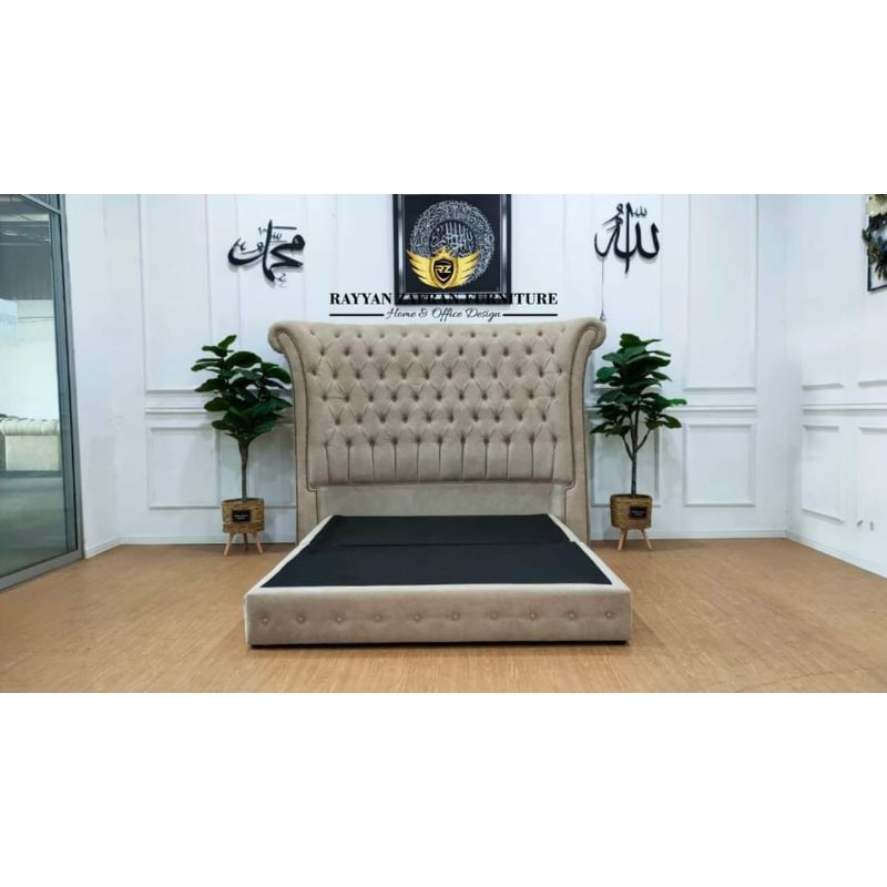 Luxury home bed Baldu chesterfield hand made | Shopee Malaysia