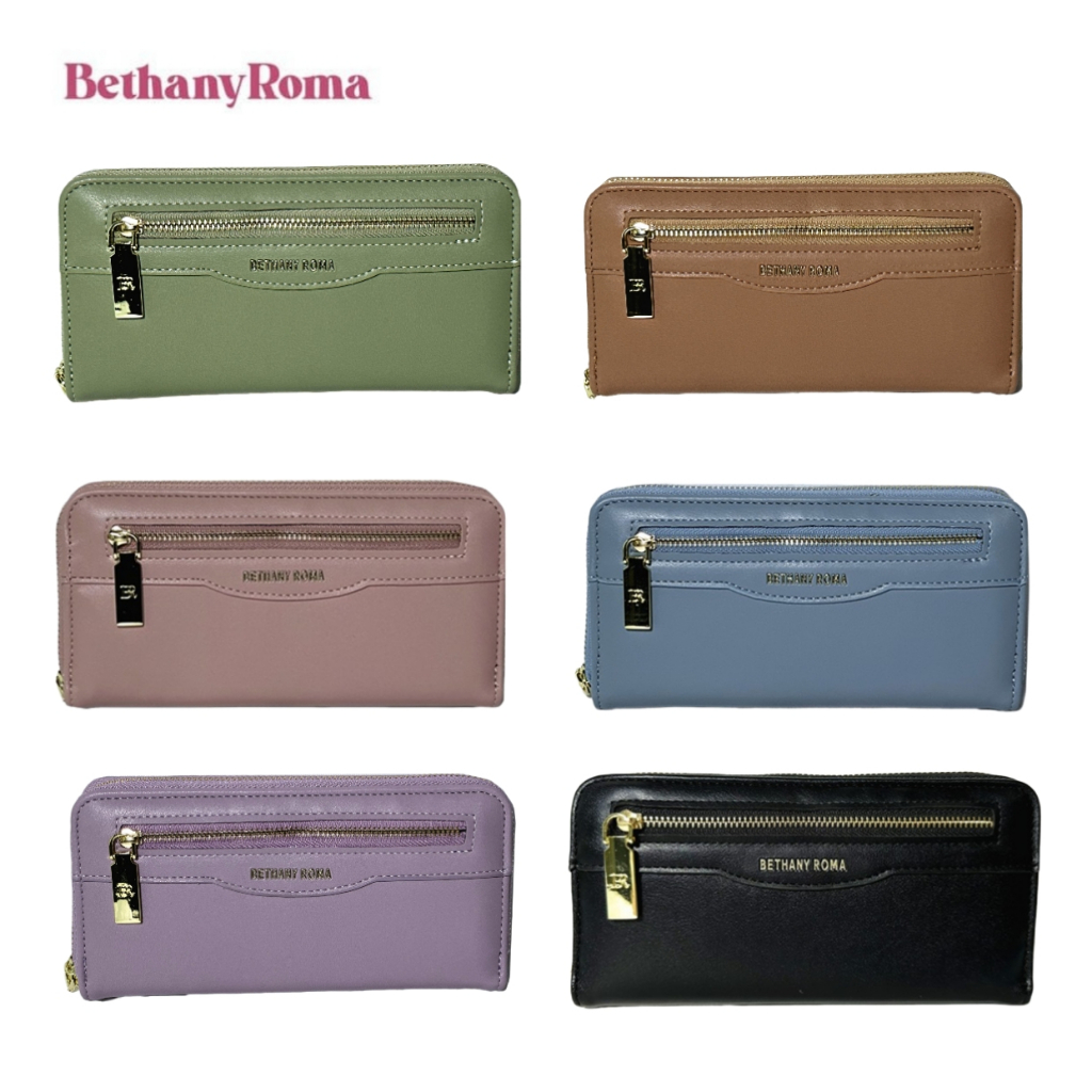 Bethany Roma Ladies Long Purse Zipper Wallet - 21BR23 | Shopee Malaysia