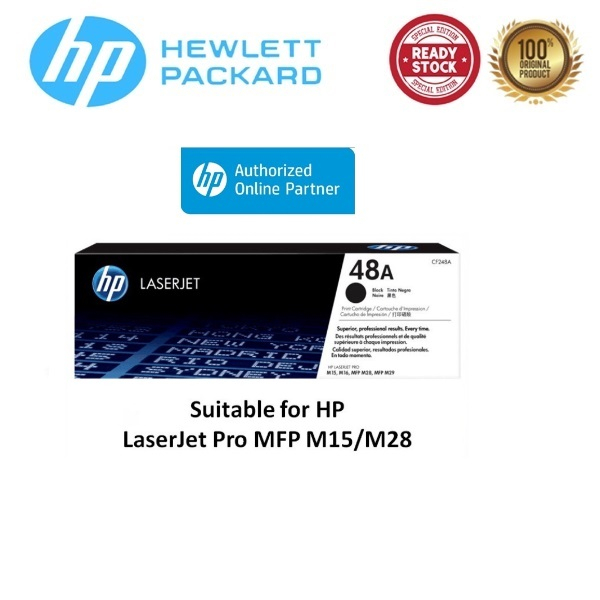 HP 48A Black Original LaserJet Toner Cartridge (CF248A ) | Shopee Malaysia