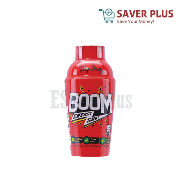 Boom Energy Shot 60ml (Tutty Fruity, Lemon Lime & Blackcurrant ...