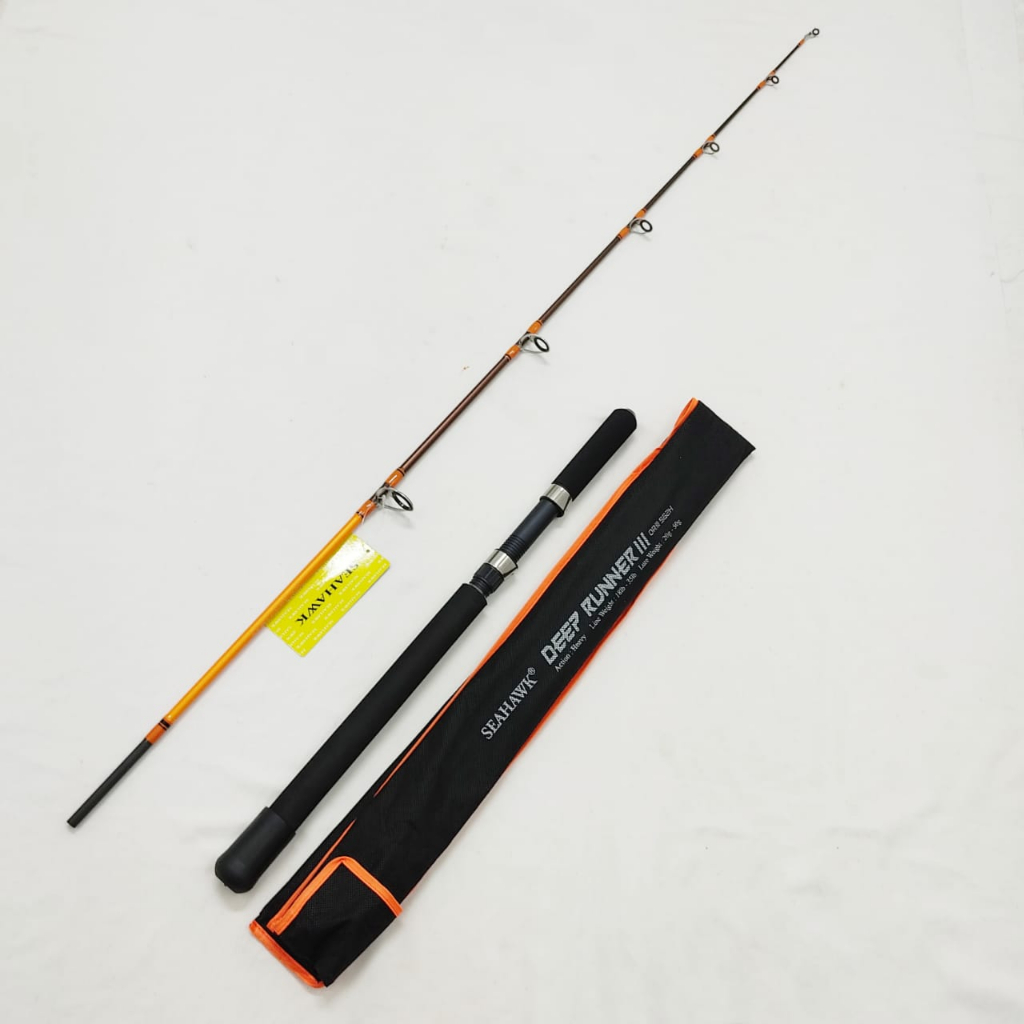 SEAHAWK DEEP RUNNER III SPINNING BOTTOM (BUTT JOINT) ROD | Shopee Malaysia
