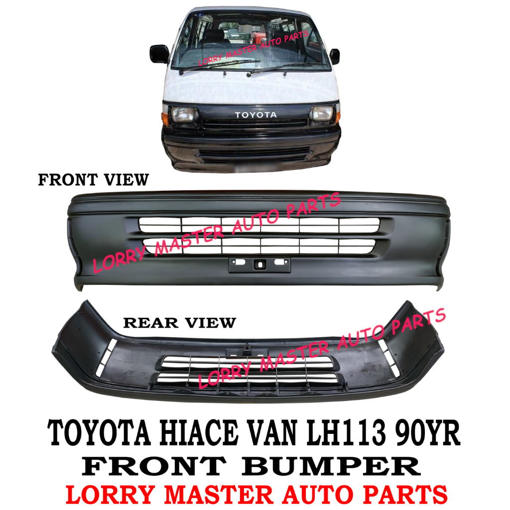 J124S02 FRONT BUMPER TOYOTA HIACE LH113 90YR VAN LORRY TRUCK AKSESORI ...