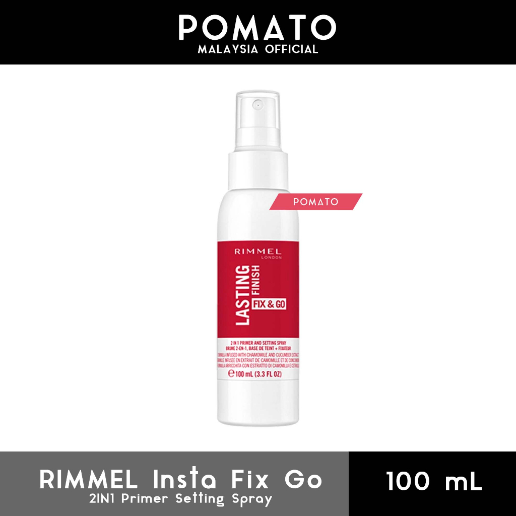 Rimmel Lasting Finish Fix & Go Setting Spray New Packing Insta Fix & Go ...