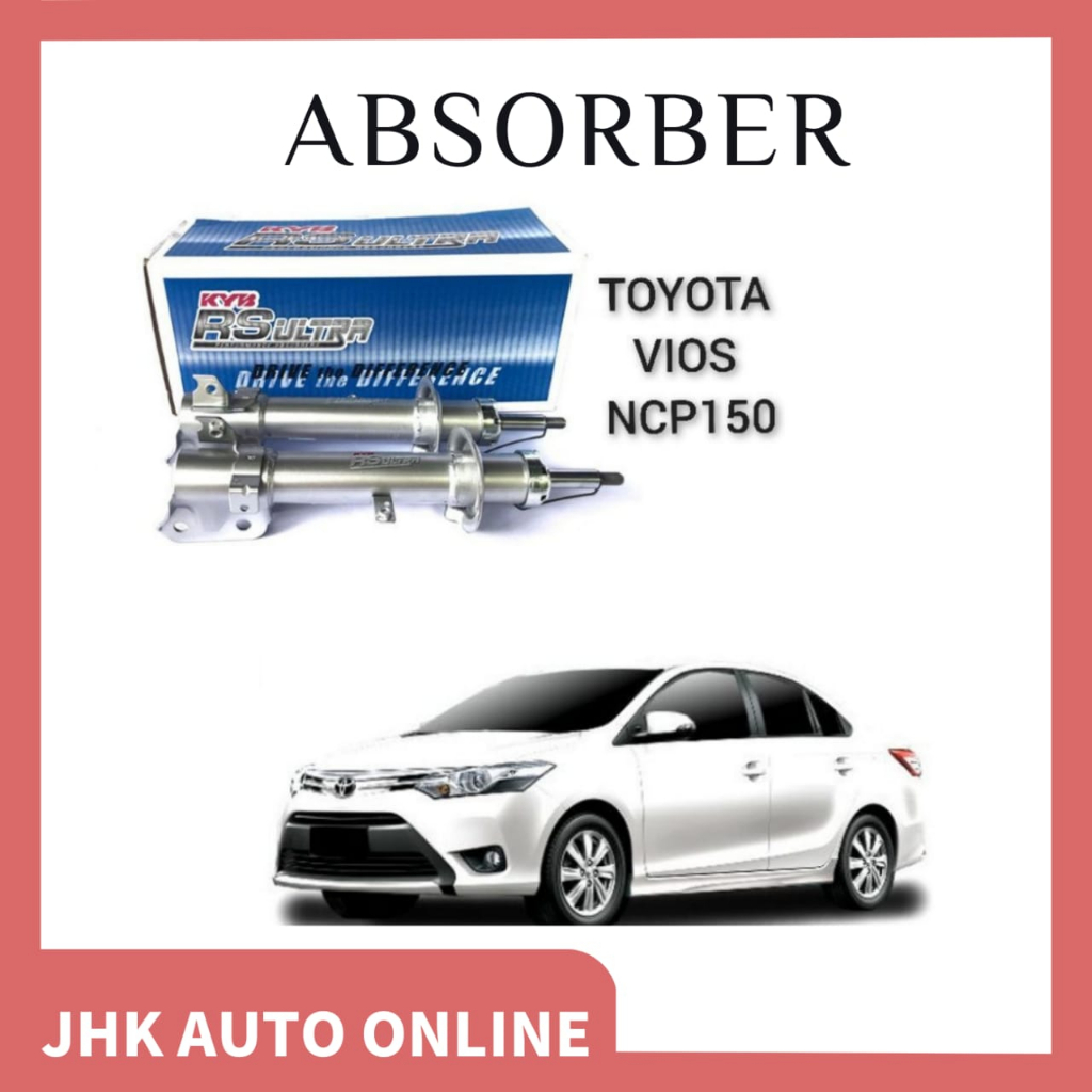 TOYOTA VIOS NCP150 ABSORBER KYB RS ULTRA FRONT SET 2PC | Shopee Malaysia